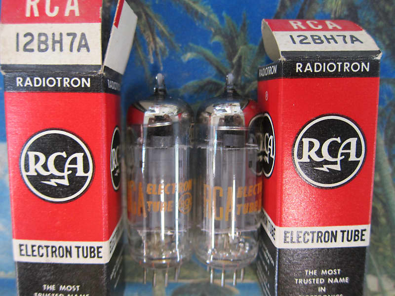 Vintage NOS RCA 12BH7A Tubes USA Boxs,1960s, Ex Sound, | Reverb