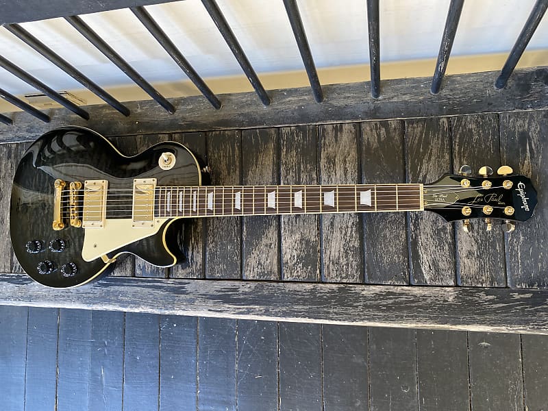 Epiphone Les Paul Ultra 2008 - Dark Ebony Burst | Reverb