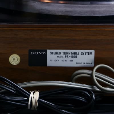 Sony PS-1100 Semi Automatic Turntable | Reverb