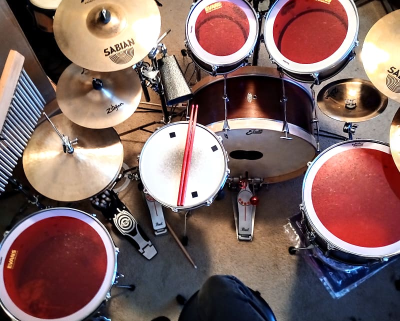 YAMAHA G. CONN 6 PC SHELL PACK 1887 1 PLY MAHOG BASS - FREE | Reverb