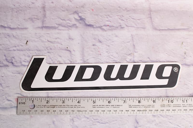 Vintage 1970s Ludwig Bass Drum Sticker - NOS | Reverb