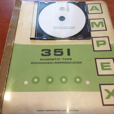 Ampex model 300 Tube Master Audio Recorder Brochure Spec | Reverb