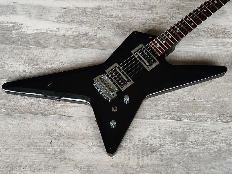1985 Tokai Japan F-55 Random Star Guitar (Black) | Reverb