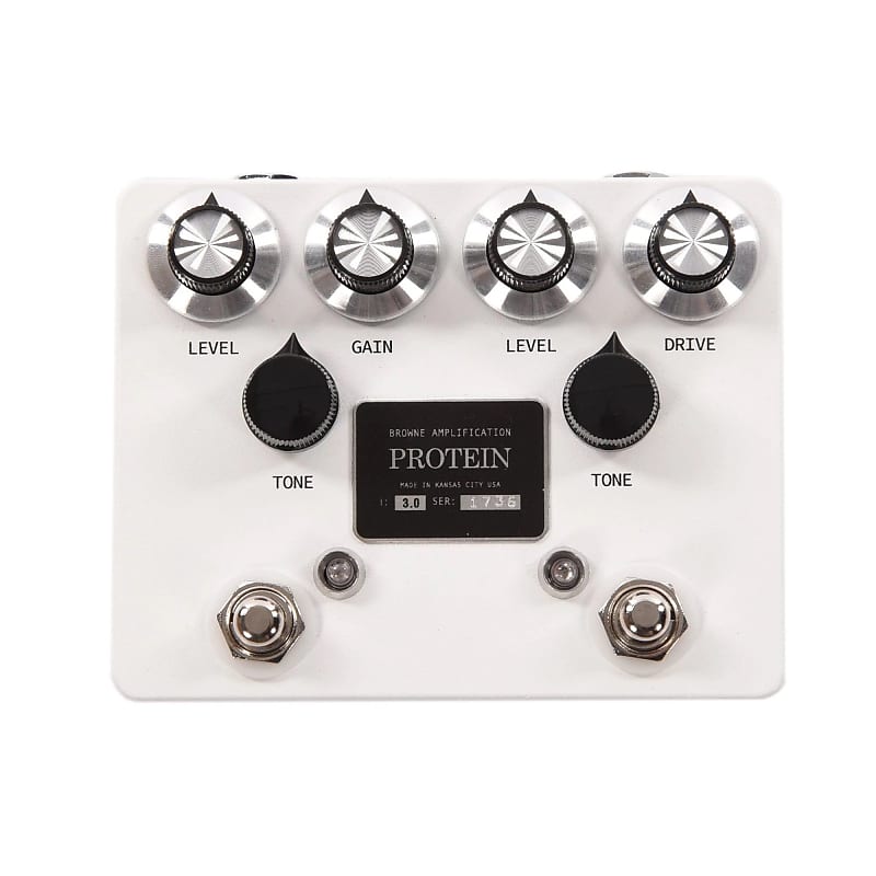 Browne Amplification Protein Dual Overdrive V3 - White | Reverb Canada