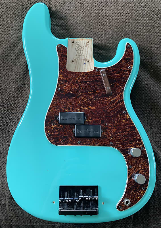 Warmoth Precision Bass Body- Seafoam Green Gloss | Reverb