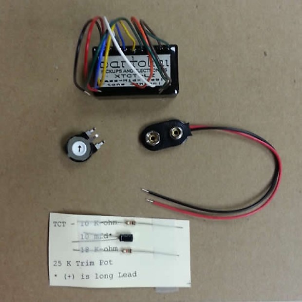 BARTOLINI XTCT-LZ 3 Band Tone Control Preamp Low Z Input | Reverb