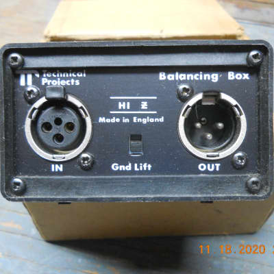Technical Projects Hi-Z Balancing Box Black | Reverb Australia