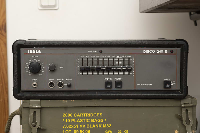 TESLA disco 240 E amplifier (working) | Reverb