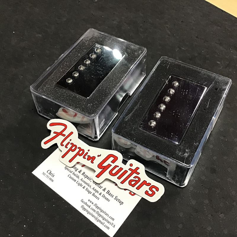 Gibson Pickup Set, Lead & Rhythm Pro 2015/16 - Chrome | Reverb