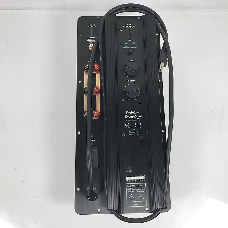 Tefinitive Technology BP2000 Speaker amplifier Replacement | Reverb