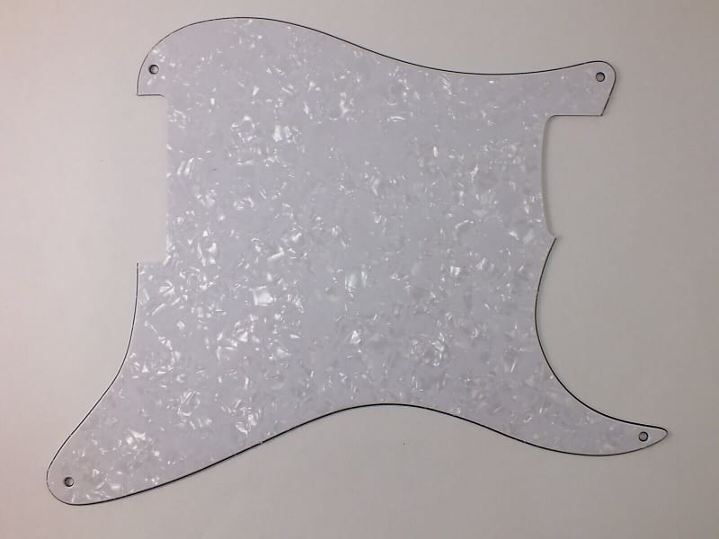 Stratocaster BLANK White Pearl Scratch Plate Pickguard to | Reverb UK