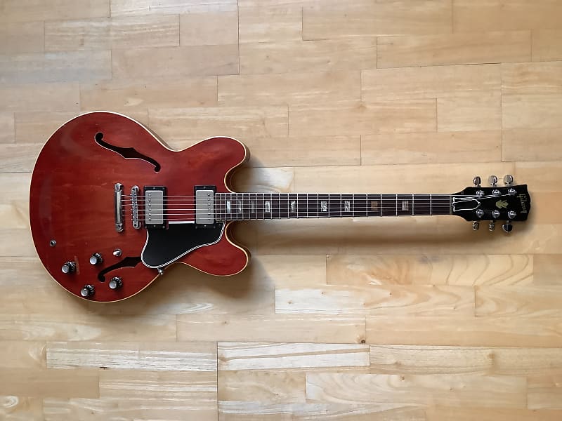 Gibson ES-335 1962 - Cherry Red, Block Inlays | Reverb