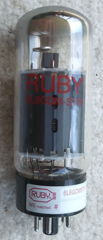 Ruby 6L6 GC MSTR Power Vacuum Tube 1990's | Reverb