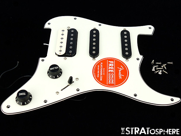 Fender Squier Contemporary HSS Strat LOADED PICKGUARD | Reverb
