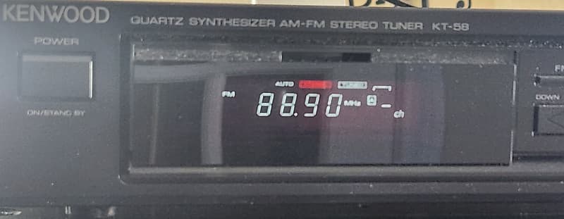 Kenwood Vintage Kenwood KT-58 Quartz Synthesizer AM/FM Stereo | Reverb