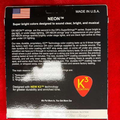 Mint DR Strings HI-DEF NEON Bass Guitar Strings (NWB-40) | Reverb