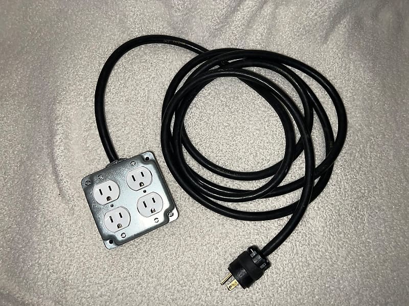 Quad Duplex Box- 15 or 20 Amp. 5’ 15’ 25’ 12/4 SOOW Cable | Reverb