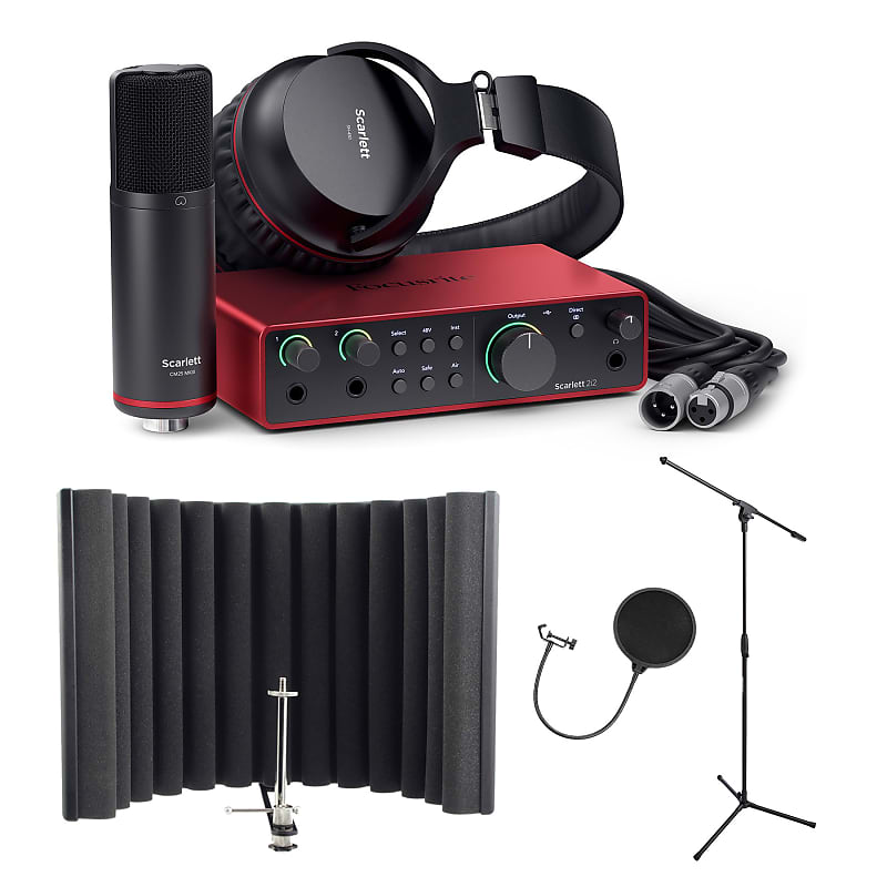 Focusrite Scarlett 2i2 Studio (4th Gen) Bundle with RF-X, | Reverb