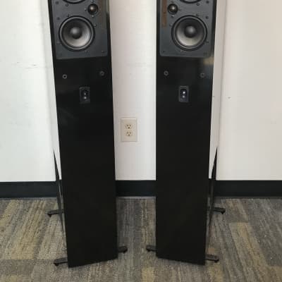 NHT VT-2 Tower Loudspeakers Black (Pair) | Reverb