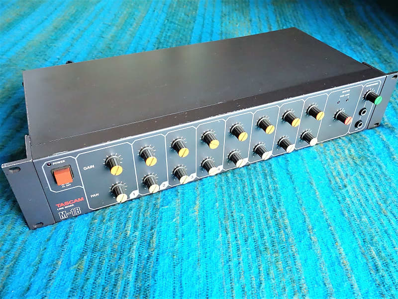 Tascam M-1B 8 Channel Line Mixer - 80's Analog Summing Mixer | Reverb