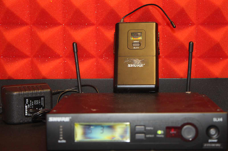 Shure SLX4 Receiver with SLX1 Body Pack (C03) | Reverb