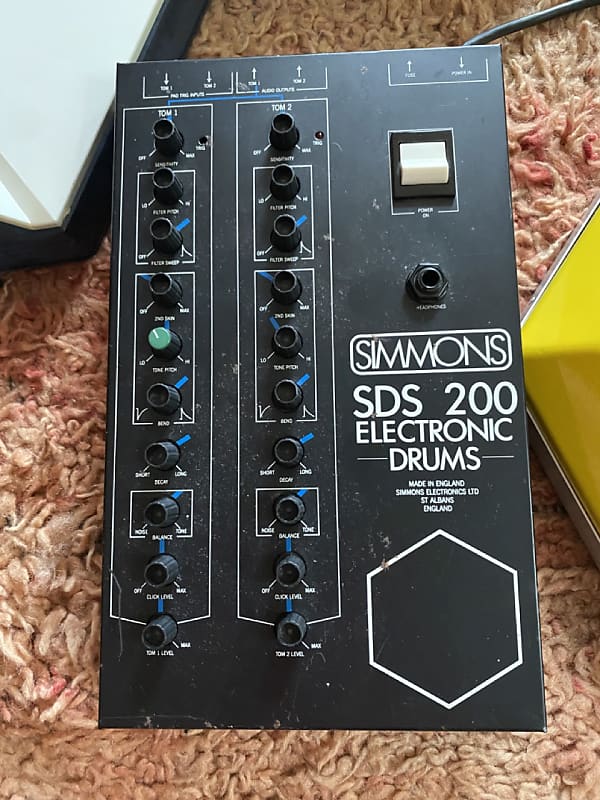 Simmons SDS 200 SDS1 2x Pads and 2 channel ANALOG Drum | Reverb