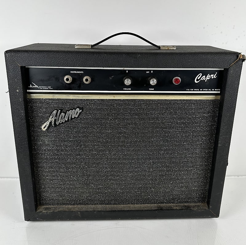 Alamo Capri 2560 Tube Amp 1966 USA Made Black | Reverb