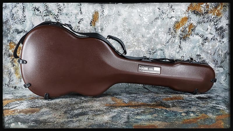 Calton Cases Burgundy Telecaster Hard Shell Guitar Case | Reverb