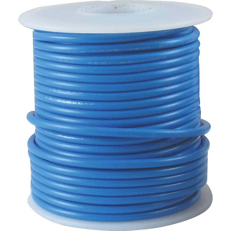 Wire - 22 AWG Stranded Core, PVC, 600V, 50 Foot Roll, Color: | Reverb