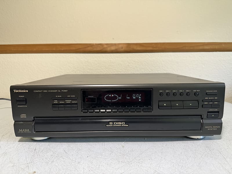 Technics SL-PD887 CD Changer 5 Compact Disc Player HiFi | Reverb