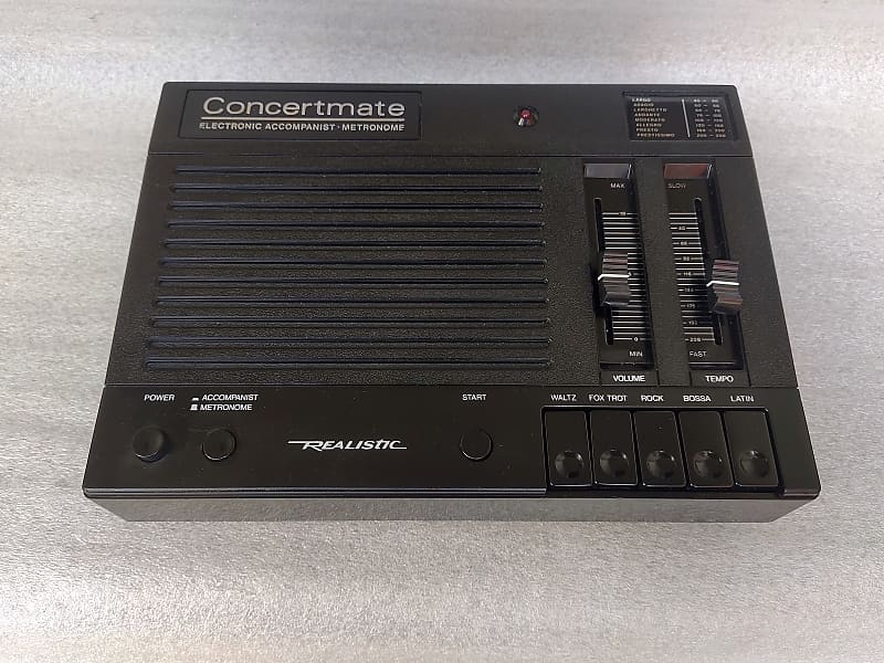 Vintage Realistic Drum Machine Rhythm Box Concertmate 42-2103 | Reverb