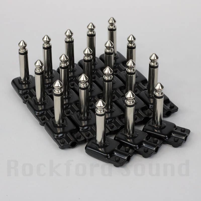 Squareplug SP400BK – 18 pcs Low-Profile ¼” Right Angle | Reverb