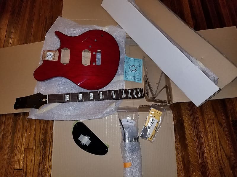 Warmoth Velocity 2016 Transparent Red Gibson Scale New | Reverb UK