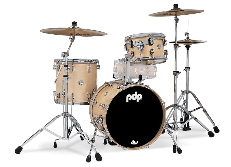PDP Concept Maple Series 3-Piece Bop Shell Pack, Natural | Reverb