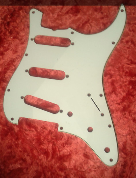 Stratocaster Pickguard - Real Celluloid! Pre-CBS style, mint | Reverb