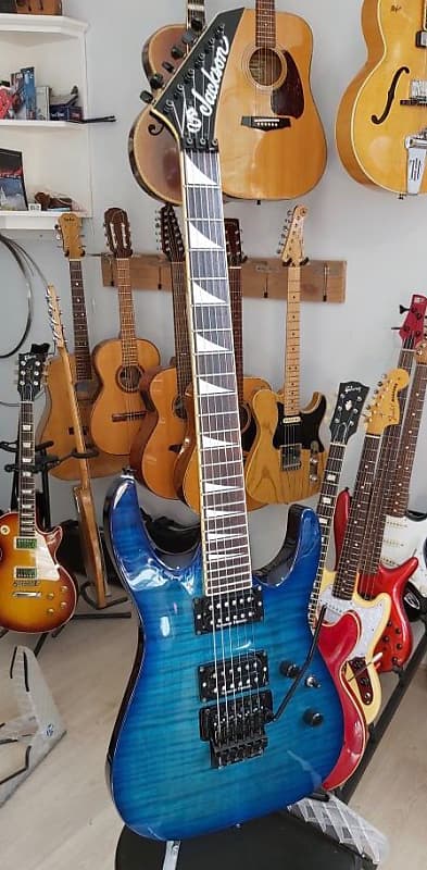 Jackson SL2H 2006 - Trans Blue - Soloist - Made in Japan | Reverb