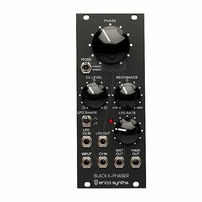 Erica Synths Black K-Phaser Krautrock Phaser Filter Module | Reverb UK