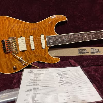 Suhr Mk1 custom shop 2014 Trans Caramel | Reverb