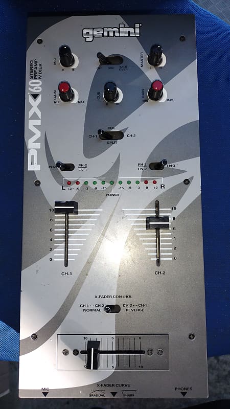 Gemini PMX-60 Stereo Preamp Mixer 2010s - Grey | Reverb
