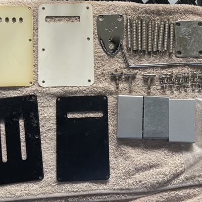 Fender Stratocaster bridge parts | Reverb