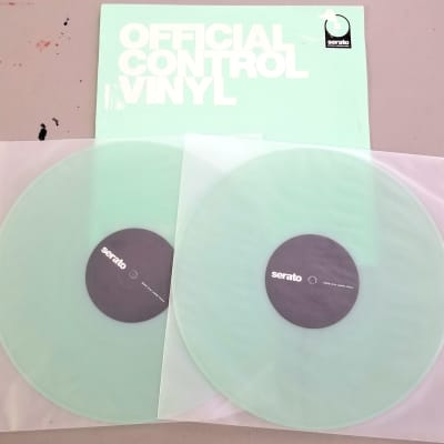 Rane SERATO Scratch Live CONTROL VINYL's 2.5 (pair) - Green | Reverb