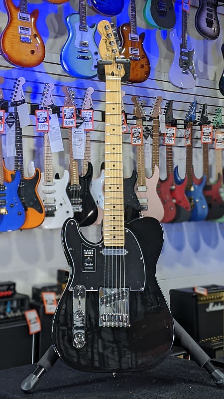Fender Player Telecaster Left-handed - Black with Maple | Reverb