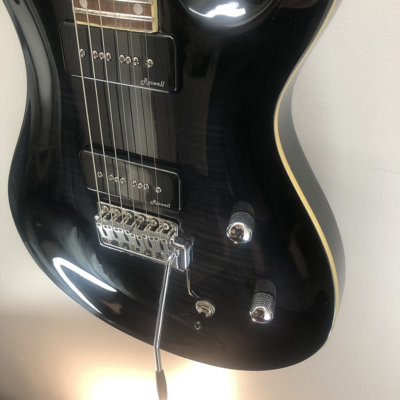 Harley Benton CST-24T P90 BKF 2022 Black Flame Maple Top + | Reverb