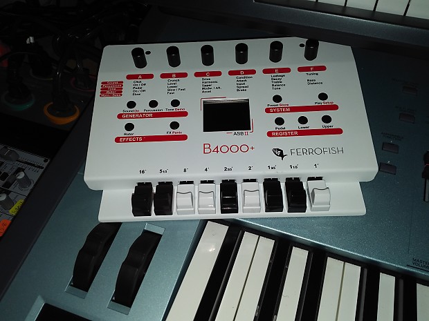 Ferrofish B4000+ organ module hammond B3 White | Reverb