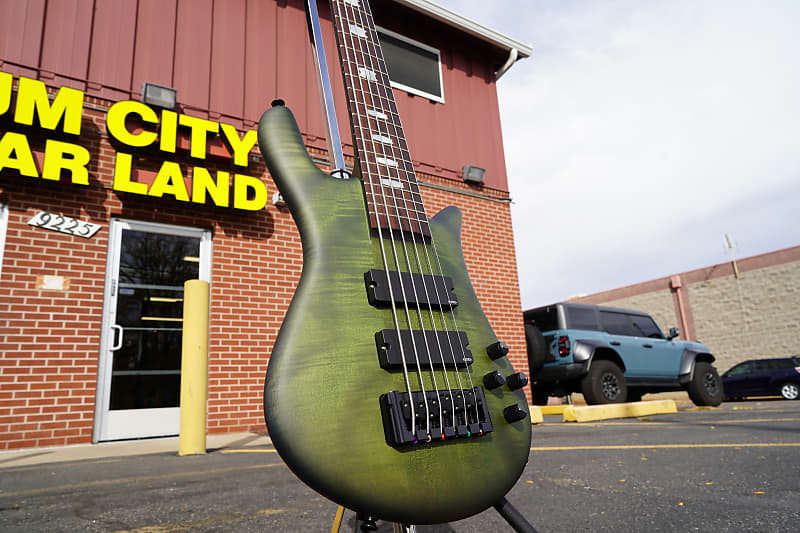 Spector Euro 6LX Haunted Moss Matte 6-String Electric Bass | Reverb