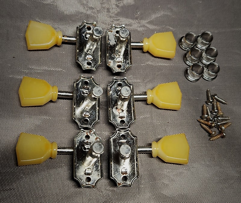 Kluson 3 on a side Tulip 2019 - Aged Nickel | Reverb