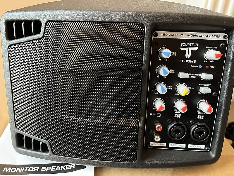 Tourtech PSM5 Portable Active PA Monitor Speaker 2020s | Reverb UK