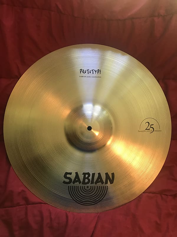 Ultra Rare 20” Sabian 25th Anniversary Prototype Signed | Reverb