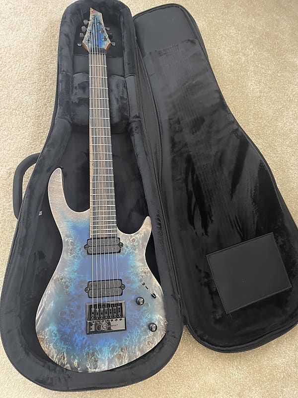 Kiesel A2 Burl 7 Evertune Reverse Cali Burst swamp ash | Reverb