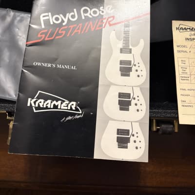 Kramer Sustainer 1989 Vintage Collectors Grade Black w/ OHSC | Reverb